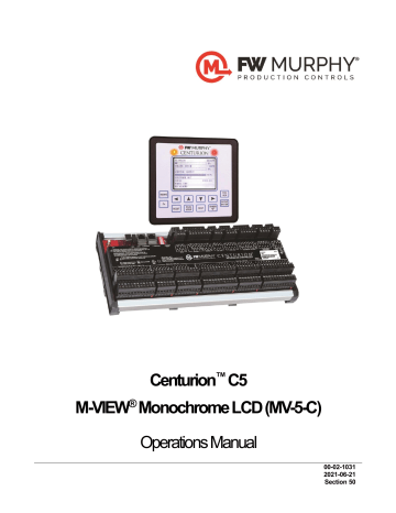 Murphy Centurion C5 Controller Manual | Manualzz