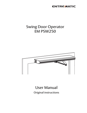 Entrematic PSW250 User Manual | Manualzz
