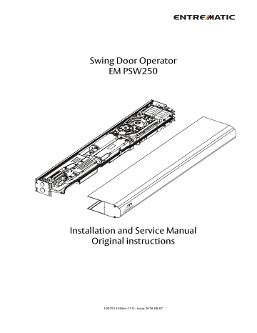 Entrematic PSW250 Service Manual | Manualzz