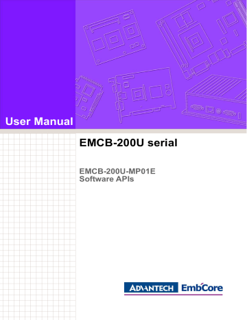 Advantech EMCB-200U CANBus module Manual | Manualzz