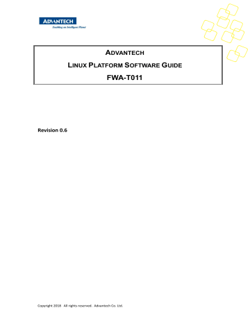 Advantech FWA-T011 Tiny Network Appliance Guide | Manualzz