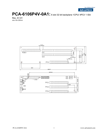 Advantech PCA-6106 6-slot Manual | Manualzz