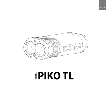 LUPINE 600lm PIKO TL Torch Lamp User Manual | Manualzz