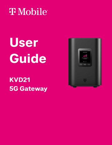 T-Mobile KVD21 5G Gateway User Guide | Manualzz