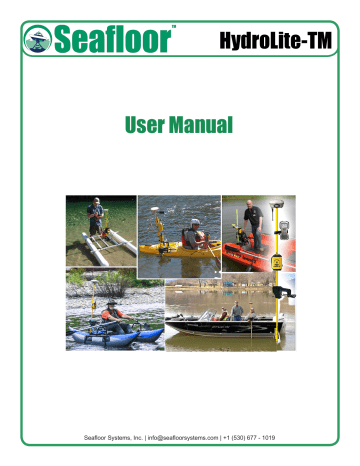 Seafloor HydroLite-TM Echosounder Kit System User Manual | Manualzz