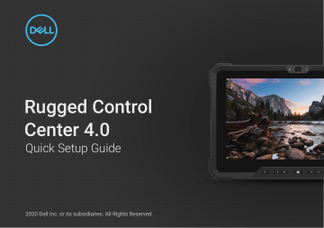 Dell Rugged Control Center 4.0 User Guide | Manualzz
