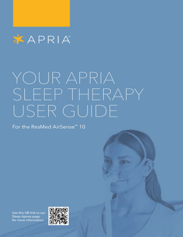 APRIA Sleep Therapy for ResMed AirSense 10 User Guide | Manualzz