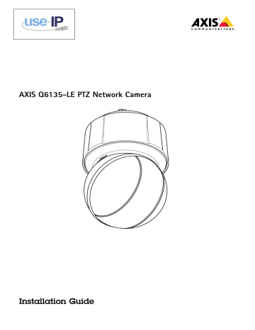 AXIS Q6135-LE PTZ Network Camera Installation Guide | Manualzz