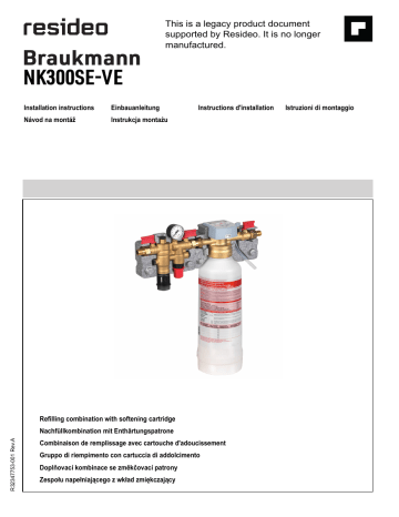 resideo Braukmann NK300SE-VE Installationsanleitung | Manualzz