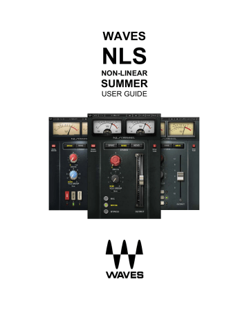 WAVES NLS Non-Linear Summer Plugin User Guide | Manualzz