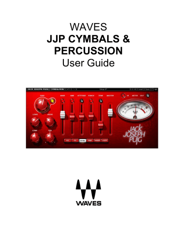 WAVES JJP Cymbals and Percussion Plugin User Guide | Manualzz