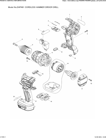 Makita DHP481 CORDLESS HAMMER DRIVER DRILL installation Guide | Manualzz