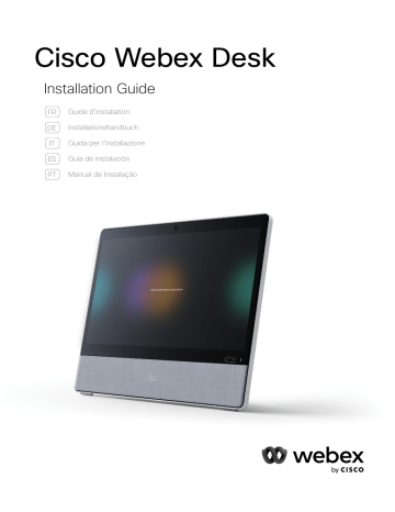 Cisco CS-DESKPRO-K9 Webex Desk Installationsanleitung | Manualzz