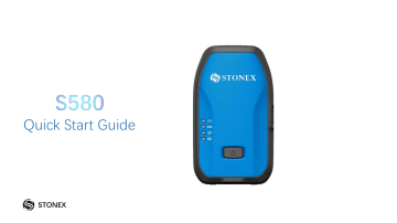 Stonex S580 GNSS Receiver User Guide | Manualzz
