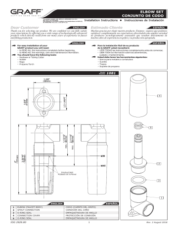 Graff G-1085 Rough Valve Installation Instructions | Manualzz