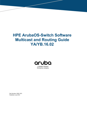 Aruba 2530 Switch Installation Guide | Manualzz