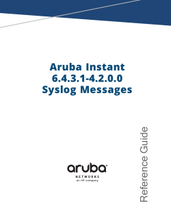 Aruba IAP-325 - Getting Started, Quick start Guide, User Guide ...
