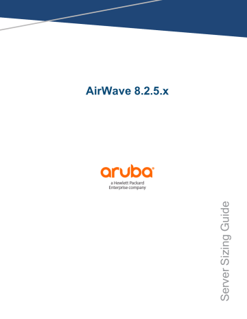Aruba AWMS-HW-PRO AirWave Installation Guide | Manualzz