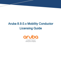 Aruba 9012 - installation Guide, User Guide, User guide
