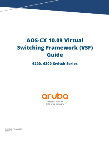 Support and Other Resources. Aruba 6300M, JL658A, 6200F, AOS-CX 10.09 ...