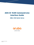 Aruba 6100 Switch Command-Line Interface Guide | Manualzz