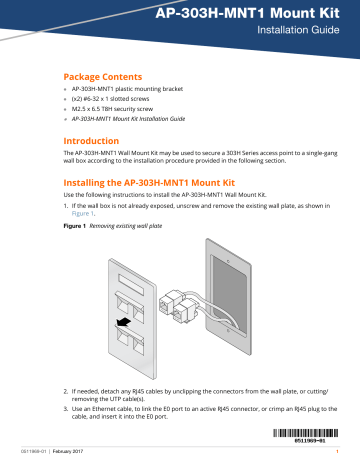 Aruba AP-303H Access Point Installation Guide | Manualzz