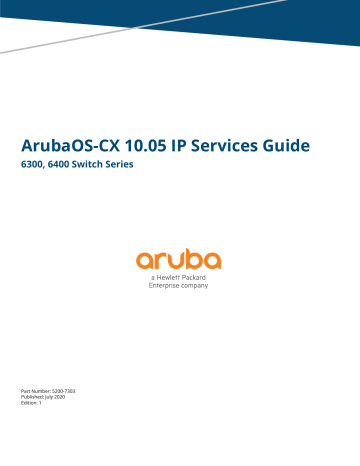 Configuring IPv6 RA. Aruba 6405, JL659A, 6300M, R0X24A, JL658A, JL661A ...