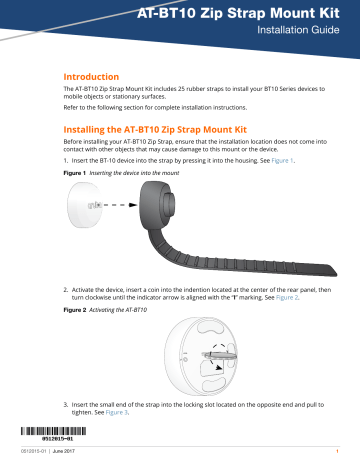 Aruba AT-BT10-50 Beacon Installation Guide | Manualzz