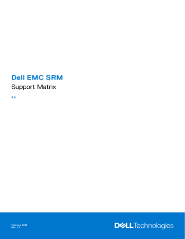 Dell SRM storage software Owner's Manual | Manualzz
