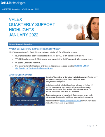 Dell VPLEX VS6 storage enterprise Owner's Manual | Manualzz