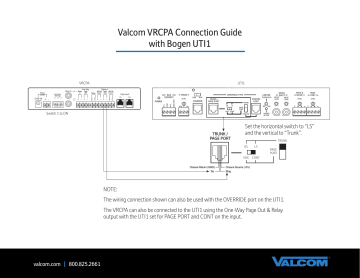 Valcom VRCPA RingCentral Paging Adapter Configuration Guide | Manualzz