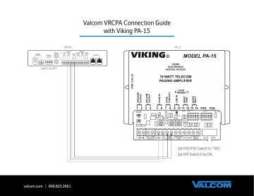 Valcom VRCPA RingCentral Paging Adapter Configuration Guide | Manualzz