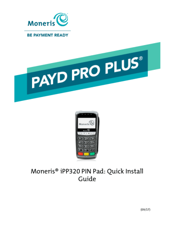 Moneris iPP320 PINpad Quick Install Manual | Manualzz