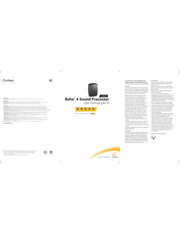 Cochlear Baha 4 User Manual | Manualzz