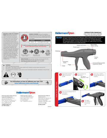 HellermannTyton EVO 7 Operation Manual | Manualzz