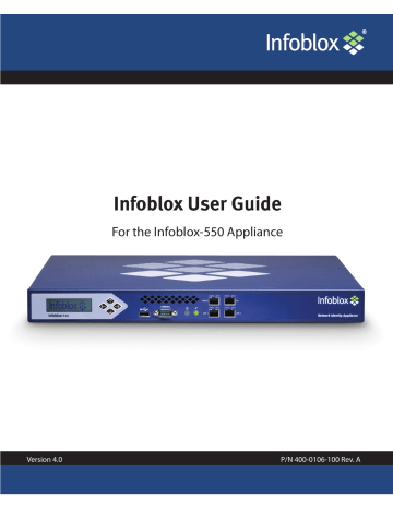 Infoblox Infoblox-550 User Manual | Manualzz