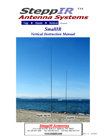 SteppIR SmallIR Instruction Manual | Manualzz
