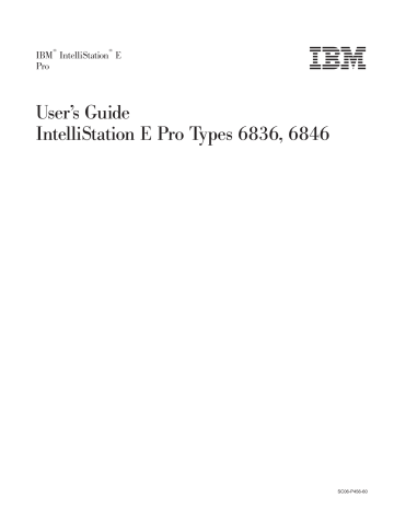 IBM IntelliStation E Pro 6836 User Manual | Manualzz