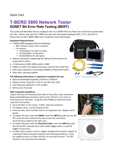 Viavi T-BERD 5800 Manual | Manualzz