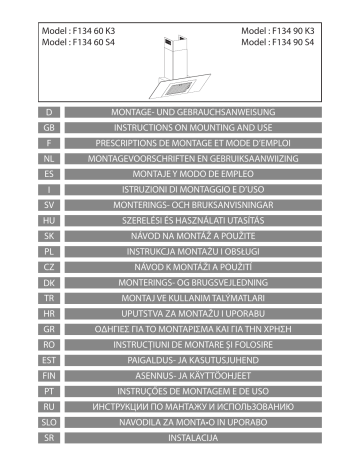 AIRFORCE F134 90 K3 Instruction On Mounting And Use Manual | Manualzz