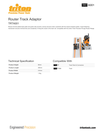 Triton TRTA001 Operating And Safety Instructions Manual | Manualzz