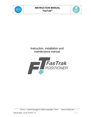 STI FasTrak Installation And Maintenance Instruction Manual | Manualzz