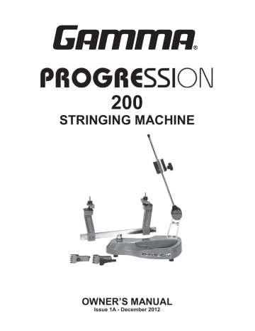 Gamma Progression 200, X-2 Owner's Manual | Manualzz