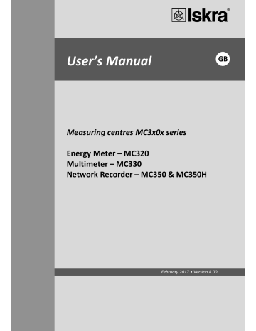 Iskra MC350 User Manual | Manualzz