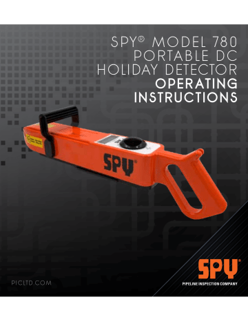 SPY 780 Operating Instructions Manual | Manualzz