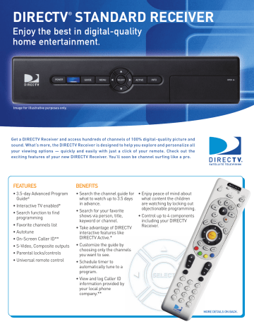 DirecTV D12-300 Brochure & Specs | Manualzz