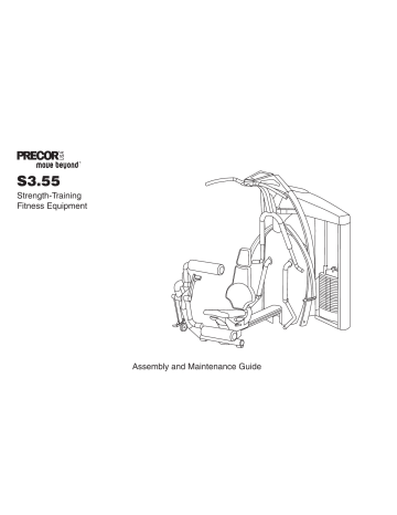 Precor S3.55 Assembly And Maintenance Manual | Manualzz