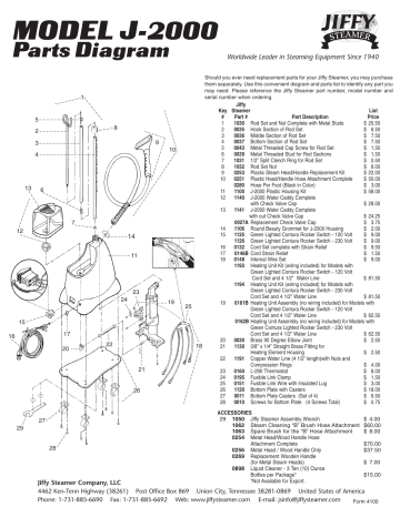 Jiffy J-2000 Parts & Wiring Diagram | Manualzz