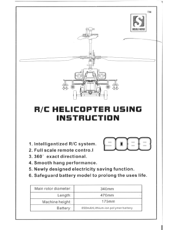 Double Horse 9088 Using Instruction | Manualzz