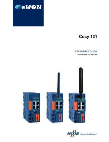 eWON Cosy 131 Cellular 3G+ Reference Manual | Manualzz